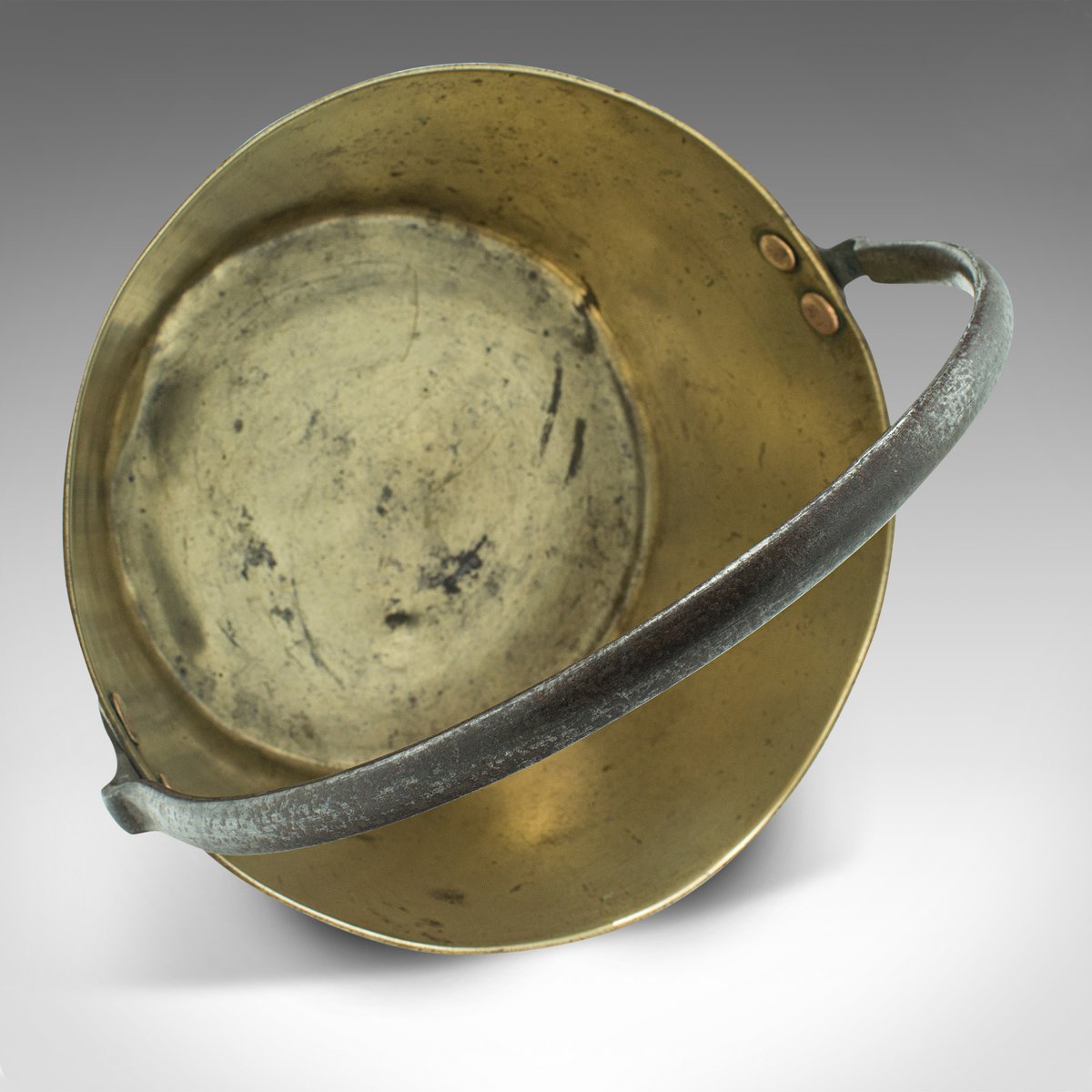 Georgian English Brass Jan pan, 1800s for sale at Pamono