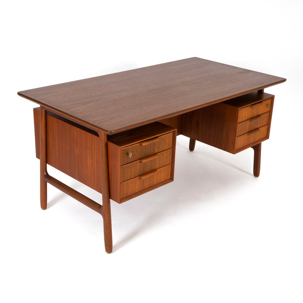 Teak Model 75 Desk by Omann Jun for sale at Pamono