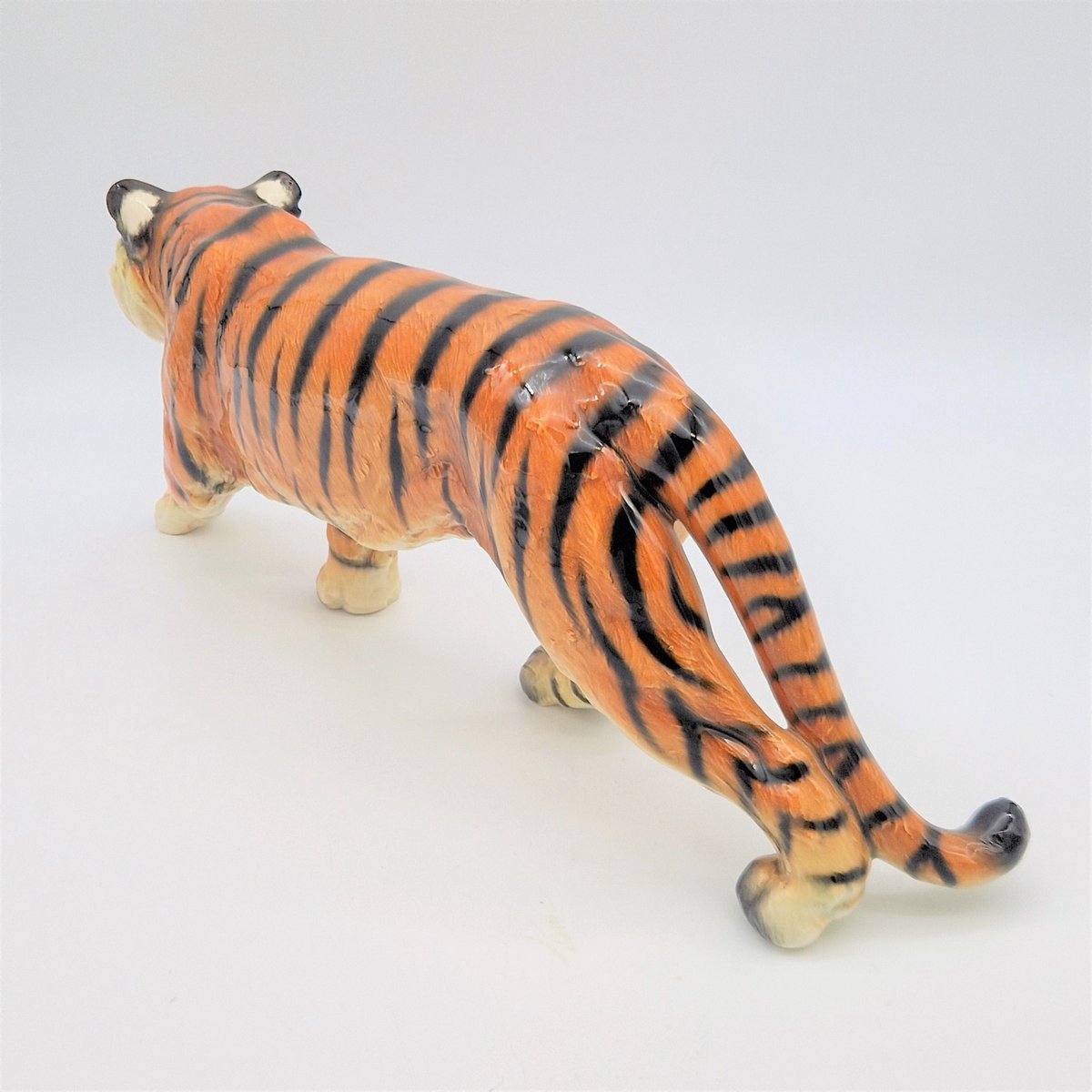 Tiger Figurine in Porcelain by Göbel, 1970s for sale at Pamono