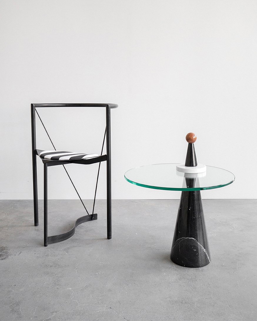 Italian Side Table in Memphis Style, 1980s for sale at Pamono