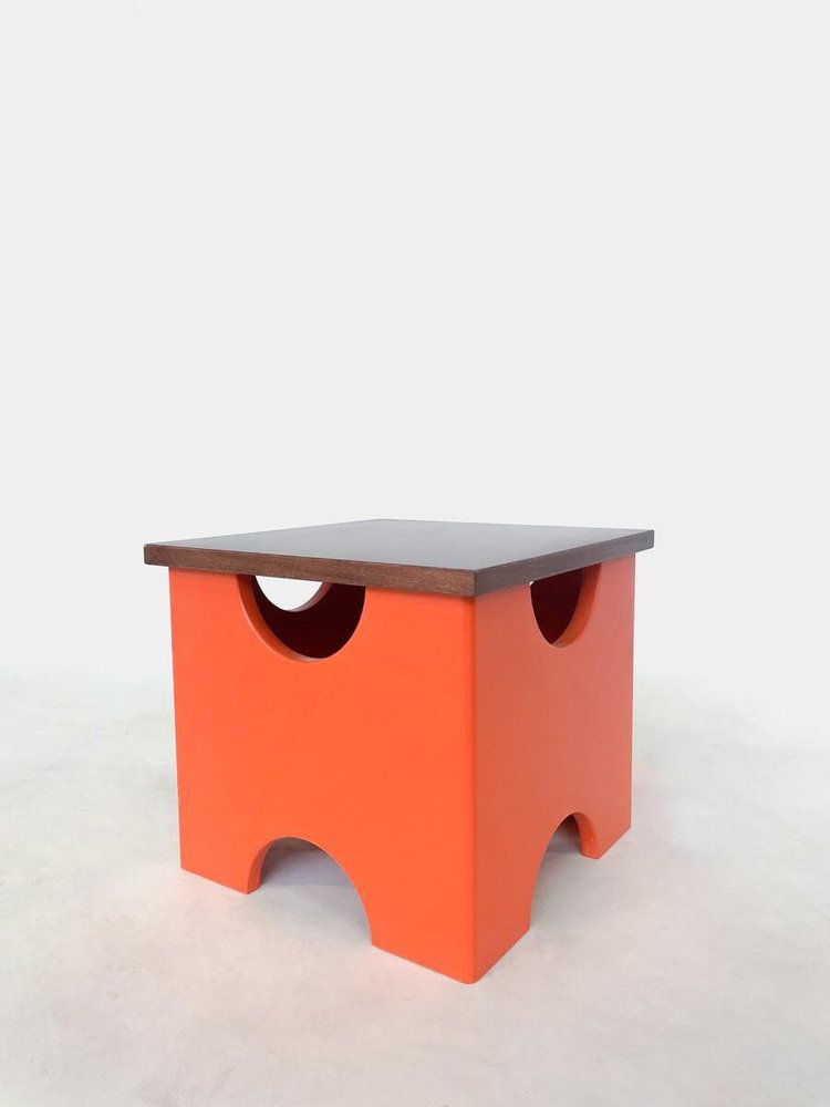 Set of Mid-Century Modern Dado Stools attributed to Ettore Sottsass ...