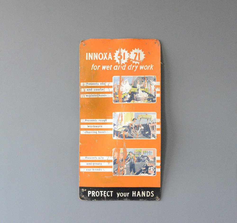 WW2 Innoxa Werbeschild, 1940er bei Pamono kaufen