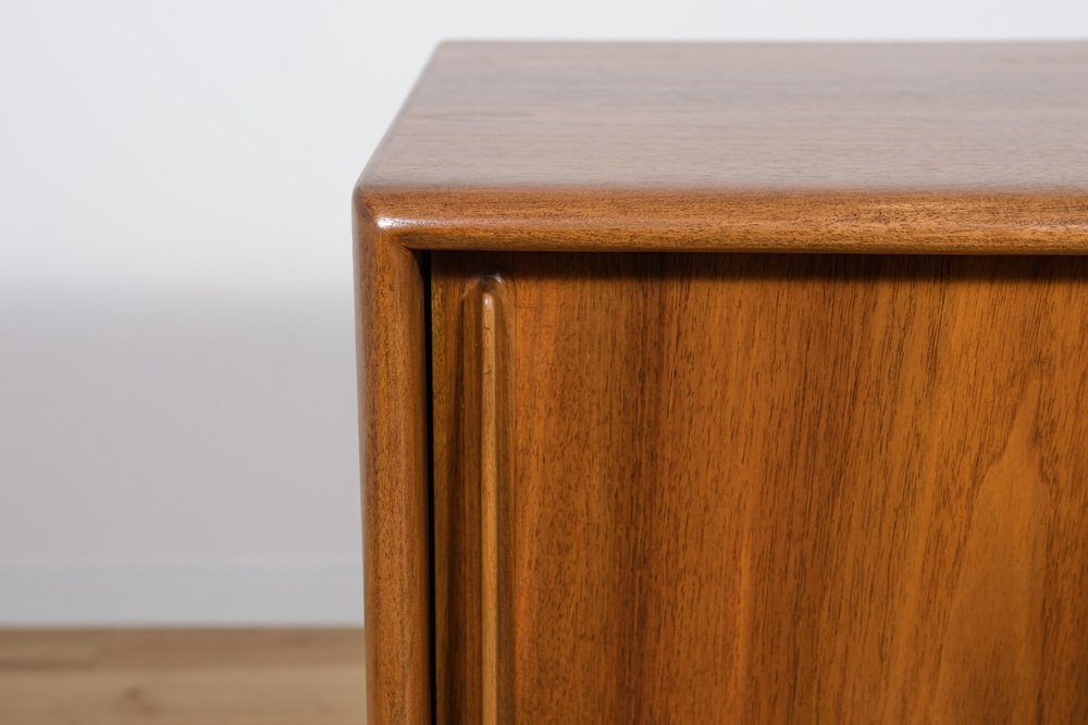Small Mid-Century Danish Walnut Sideboard, 1960s for sale at Pamono