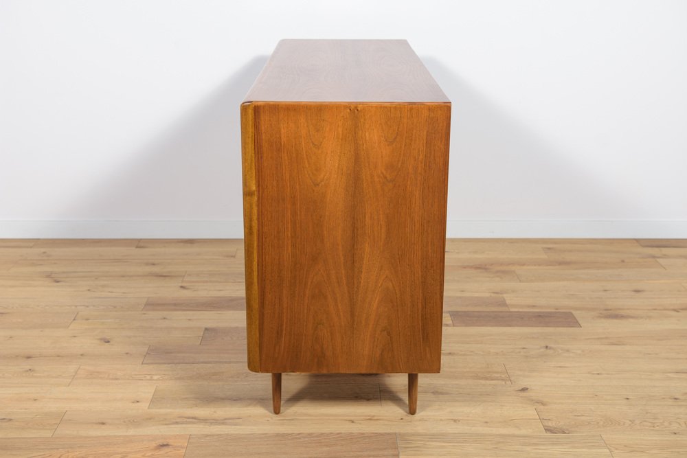 Small Mid-Century Danish Walnut Sideboard, 1960s for sale at Pamono