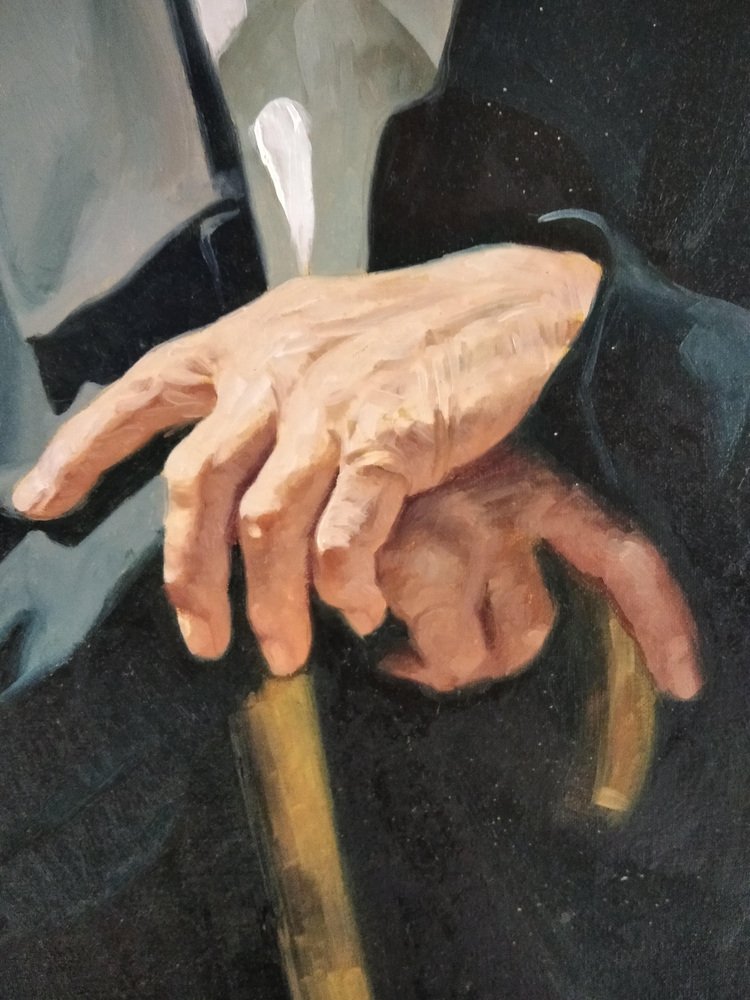 Enric Torres Prat, Portrait, 1990, Oil on Canvas for sale at Pamono