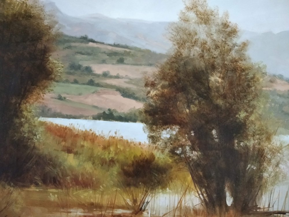 Enric Torres Prat, Landscape, 1995, Oil on Canvas for sale at Pamono