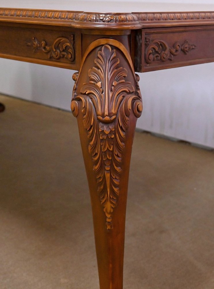 English Chippendal Style Rectangular Table, 1950s for sale at Pamono