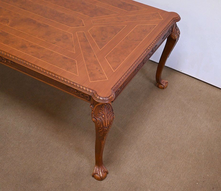 English Chippendal Style Rectangular Table, 1950s for sale at Pamono