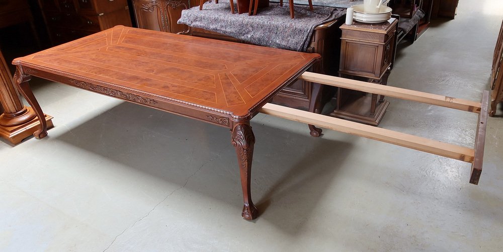 English Chippendal Style Rectangular Table, 1950s for sale at Pamono