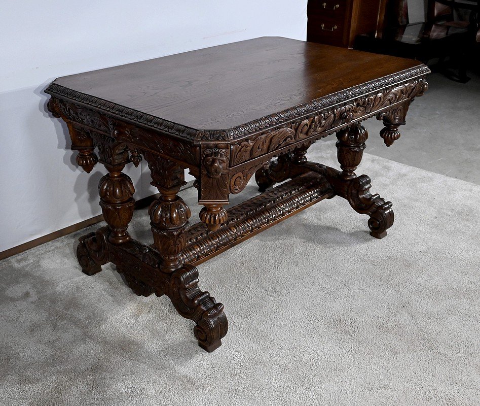 Gothic Renaissance Style Office Table for sale at Pamono