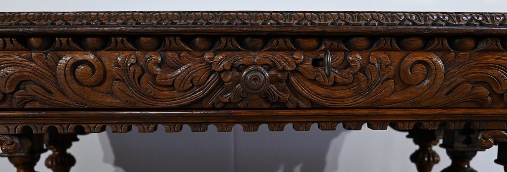 Gothic Renaissance Style Office Table for sale at Pamono