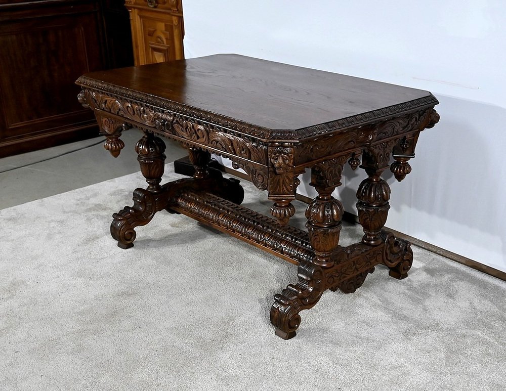 Gothic Renaissance Style Office Table for sale at Pamono
