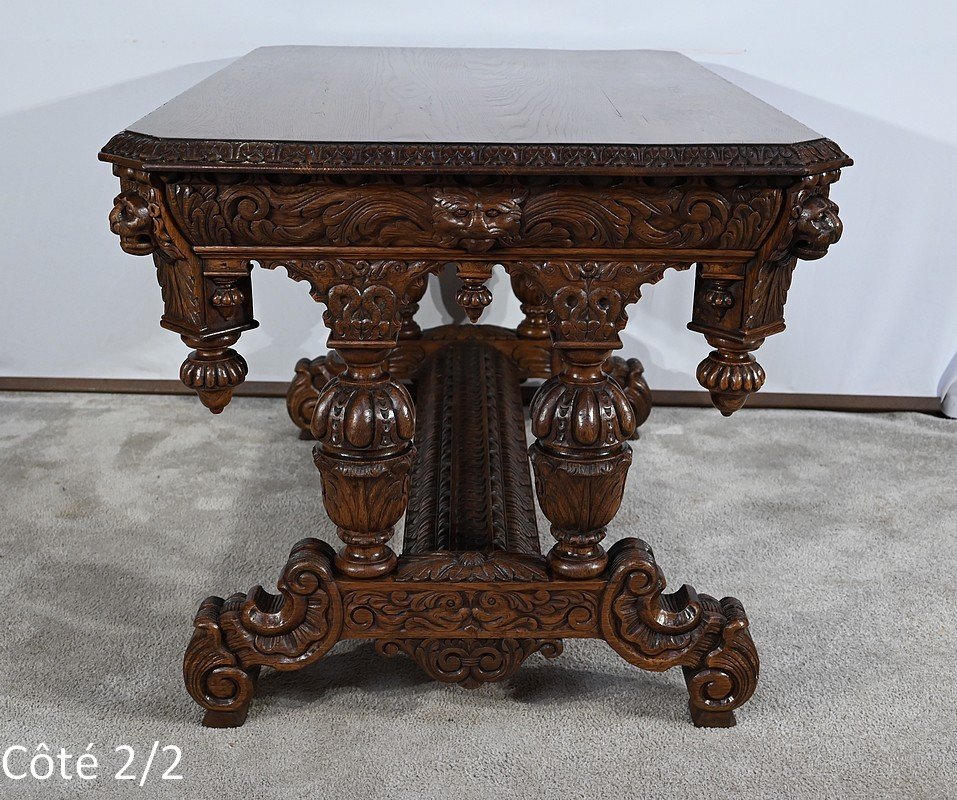 Gothic Renaissance Style Office Table for sale at Pamono