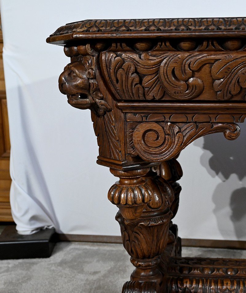 Gothic Renaissance Style Office Table for sale at Pamono