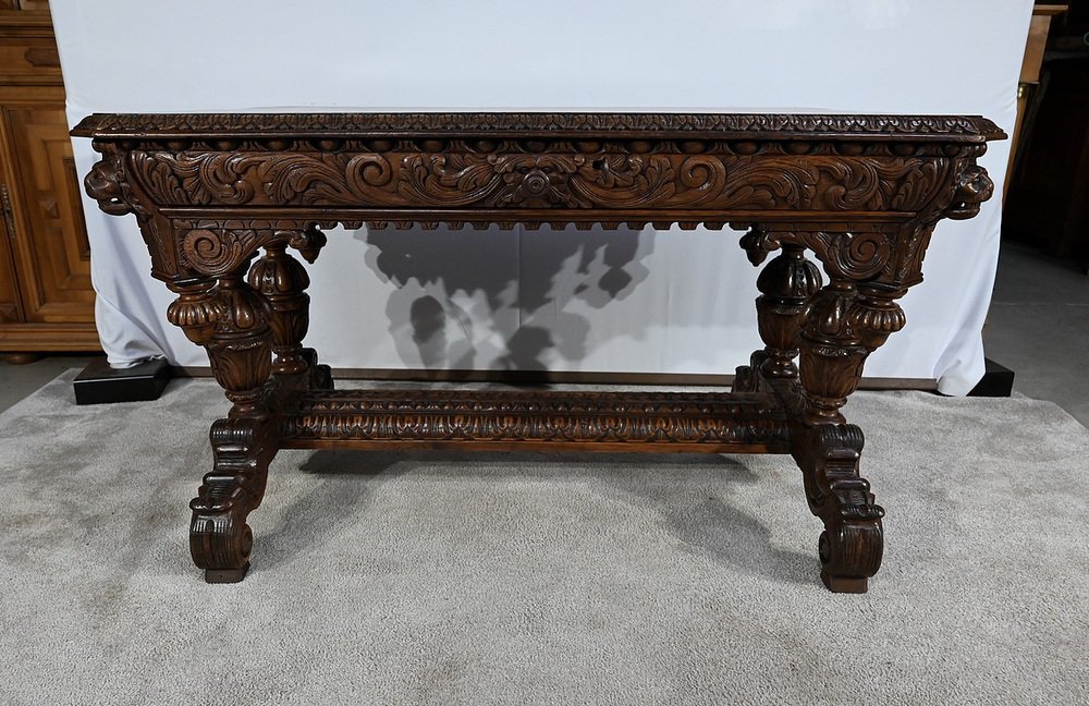 Gothic Renaissance Style Office Table for sale at Pamono