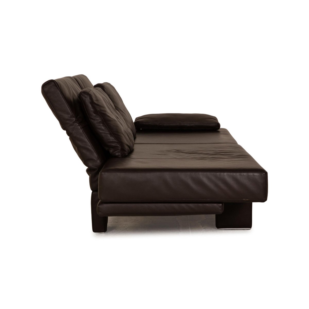 Franz Ready Scene Leather Three Seater Dark Brown Sofa Couch Manual ...