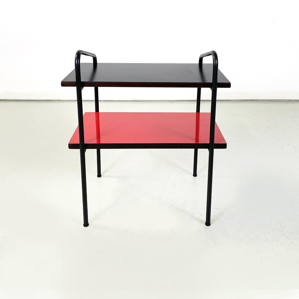 Italian Modern Coffee Table in Formica & Metal, 1960s for sale at Pamono