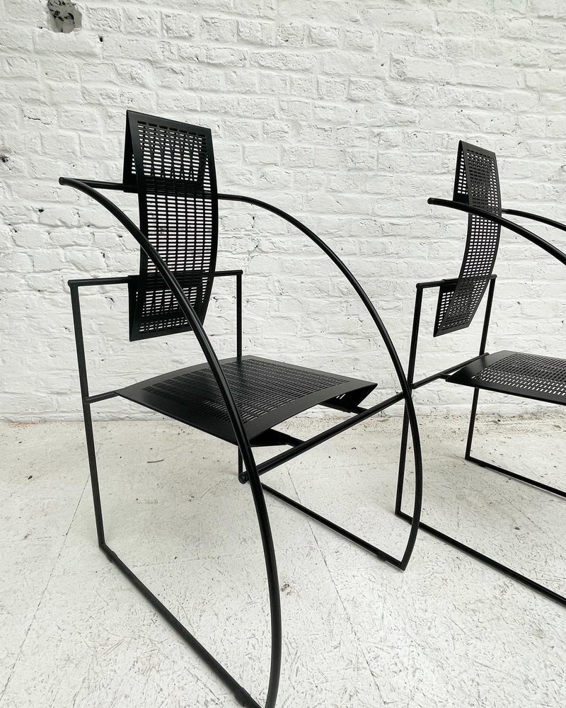 Quinta Chairs by Mario Botta for Alias, Italy, 1980s, Set of 2 for sale at Pamono