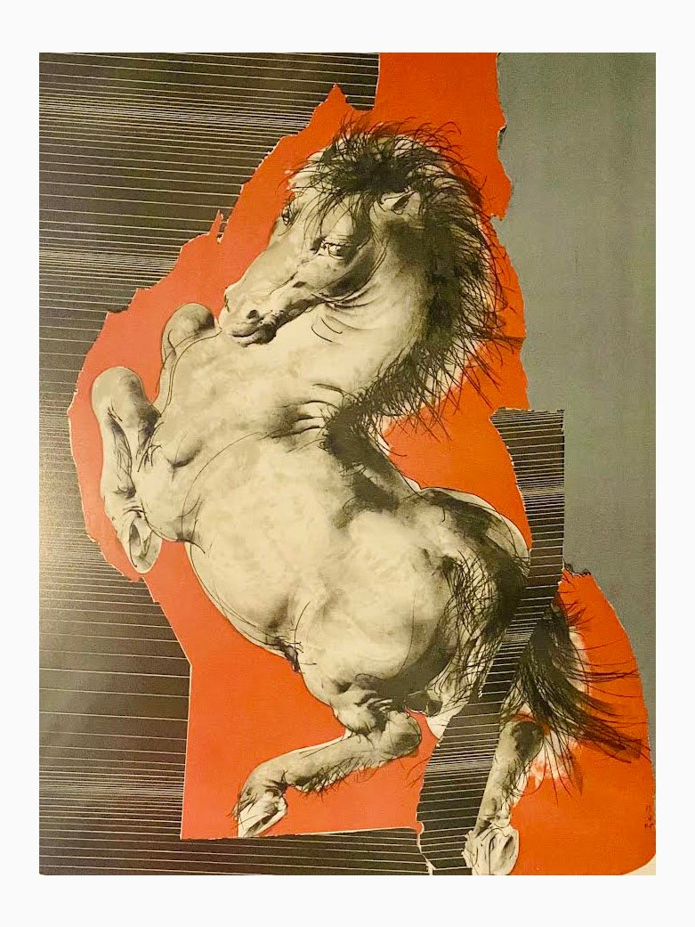 Hans Erni, Pferd, 1974, Lithographie bei Pamono kaufen