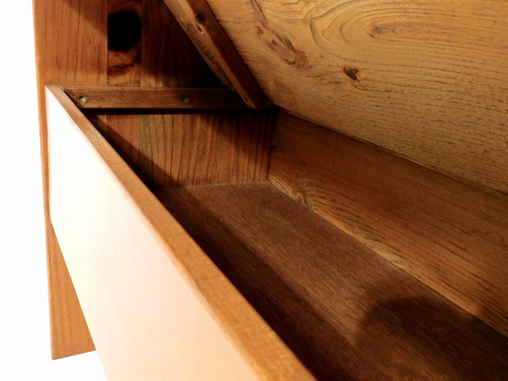 Vintage Scandinavian Larch Wood Table, 1960s for sale at Pamono