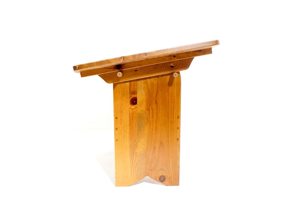 Vintage Scandinavian Larch Wood Table, 1960s for sale at Pamono