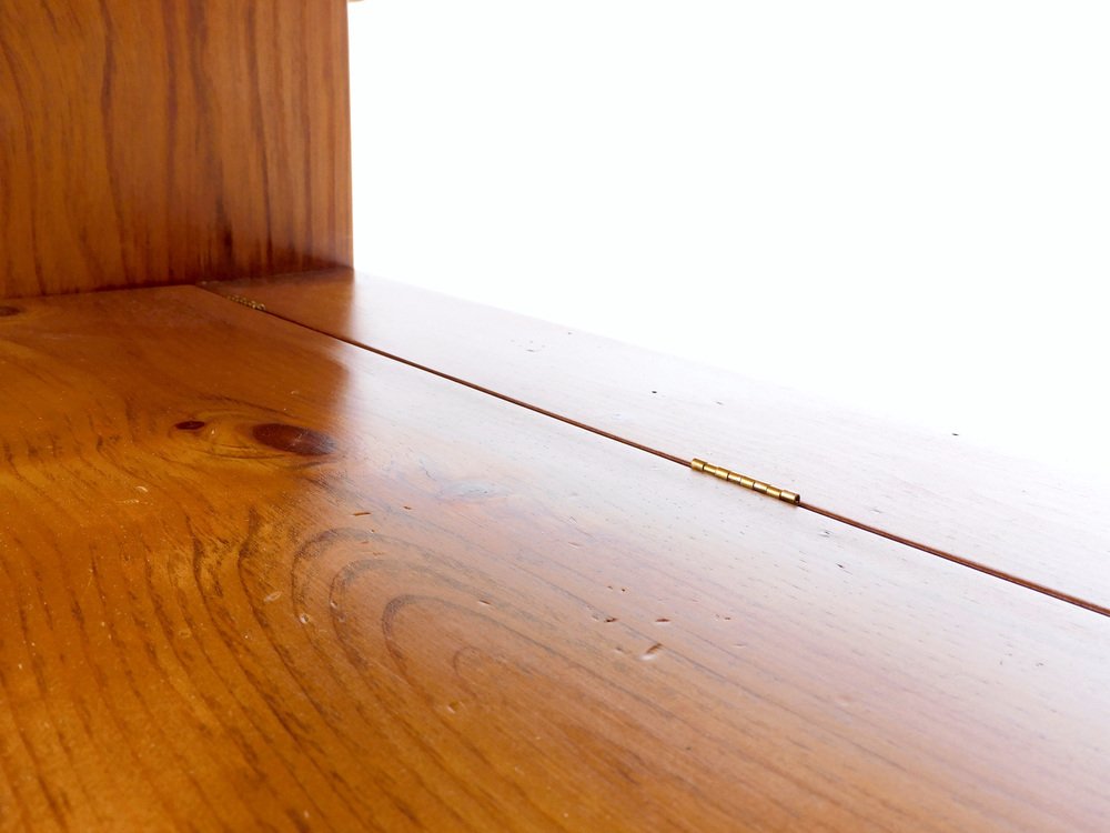 Vintage Scandinavian Larch Wood Table, 1960s for sale at Pamono