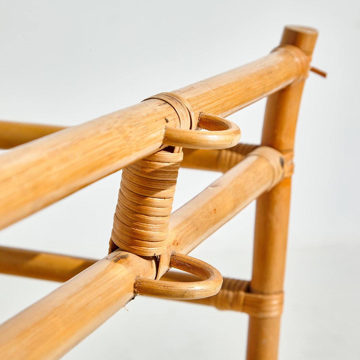 Vintage Bamboo Cradle, 1960s for sale at Pamono