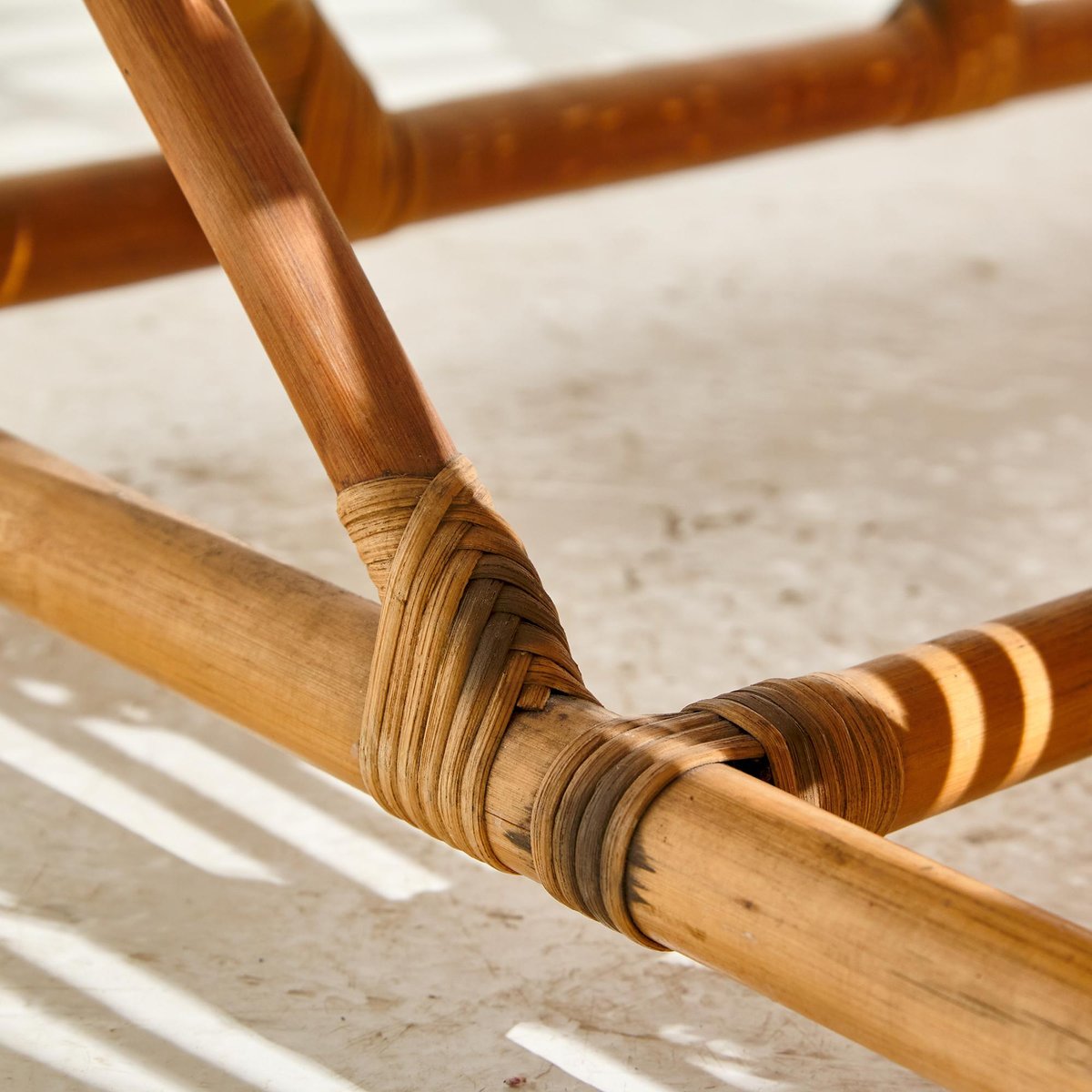 Vintage Bamboo Cradle, 1960s for sale at Pamono