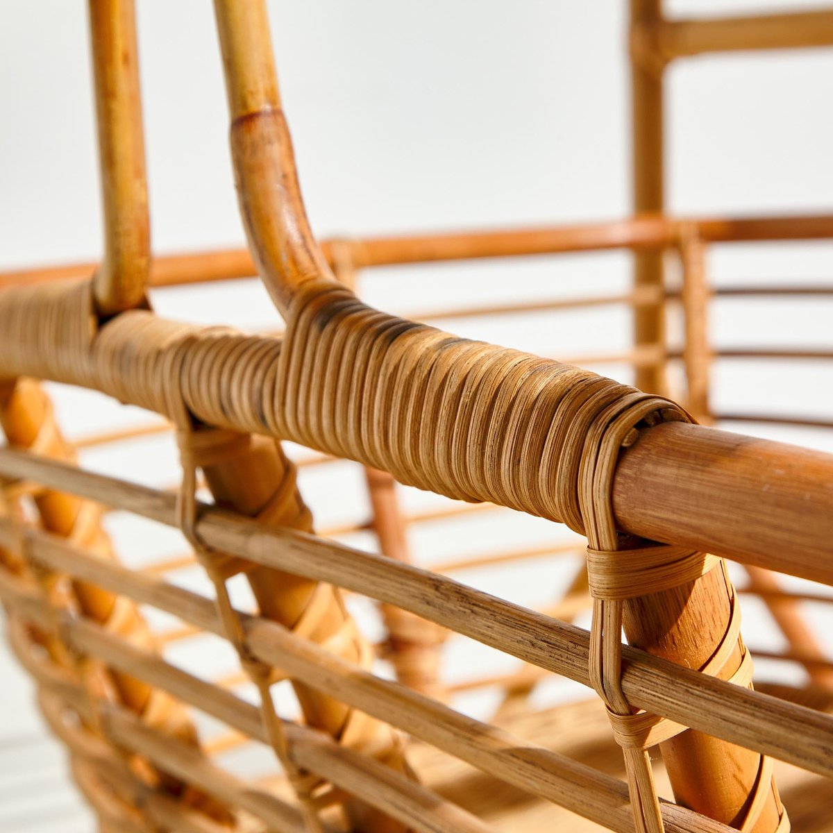 Vintage Bamboo Cradle, 1960s for sale at Pamono
