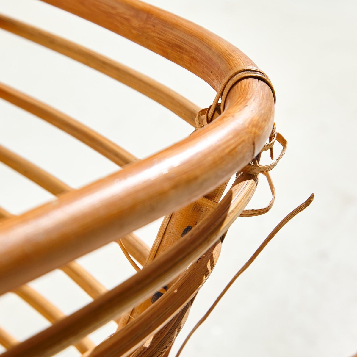 Vintage Bamboo Cradle, 1960s for sale at Pamono