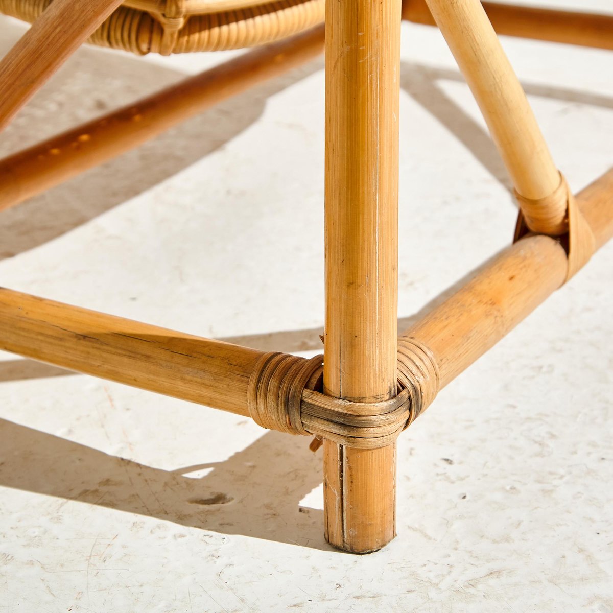 Vintage Bamboo Cradle, 1960s for sale at Pamono
