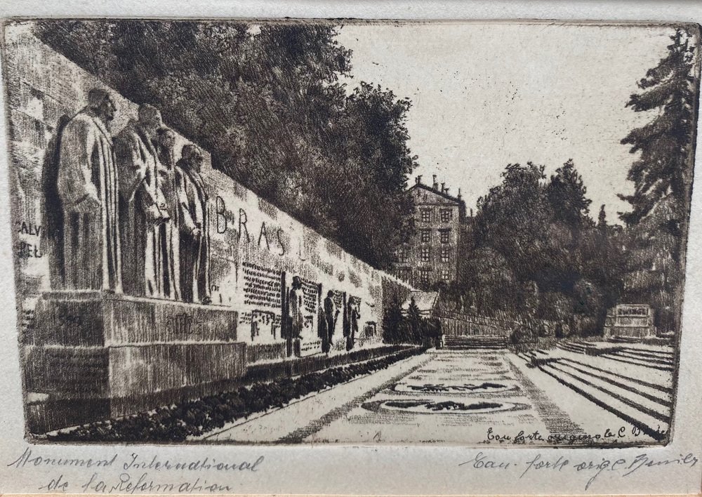 C. Bernier, International Monument of the Reformation, Geneva, 1800s ...