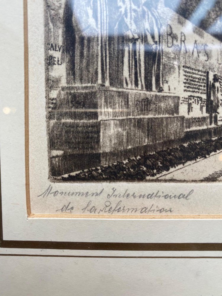 C. Bernier, International Monument of the Reformation, Geneva, 1800s ...