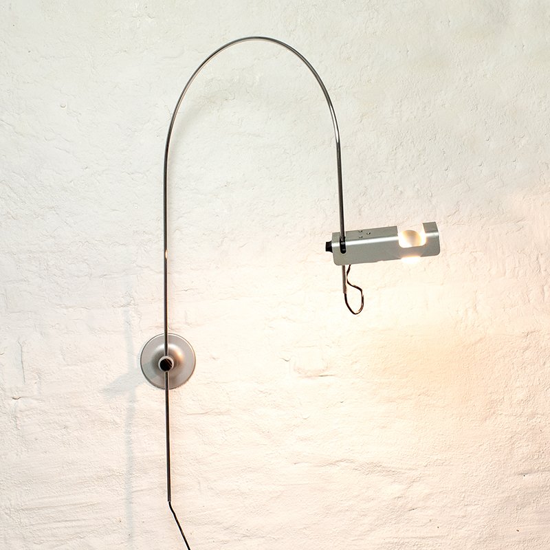 Spider Wall Lamp by Joe Colombo for Oluce, 1967 for sale at Pamono