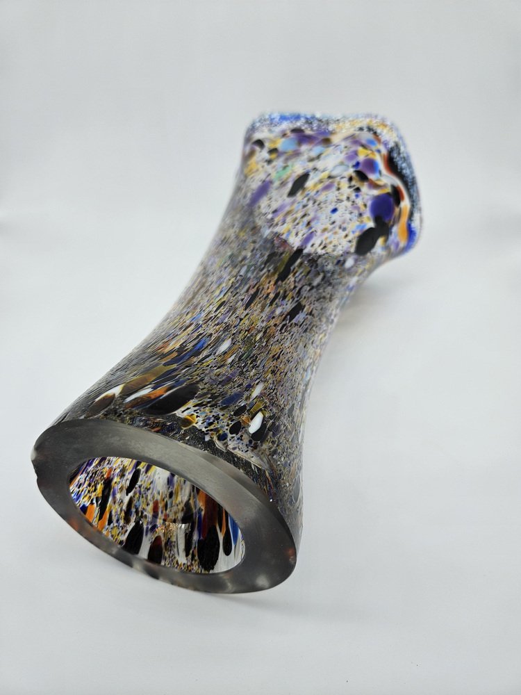 Polychrome Murano Glass Vase, 1970s for sale at Pamono