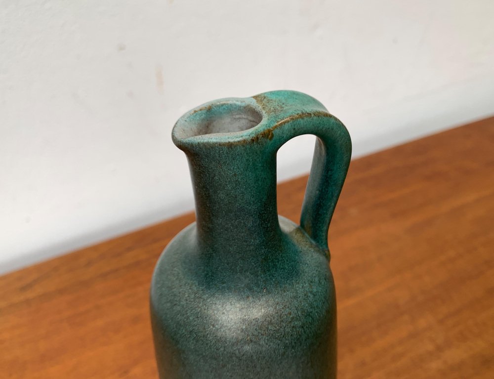 Mid-Century German Studio Pottery Minimalist Carafe Vase from Brockmann ...