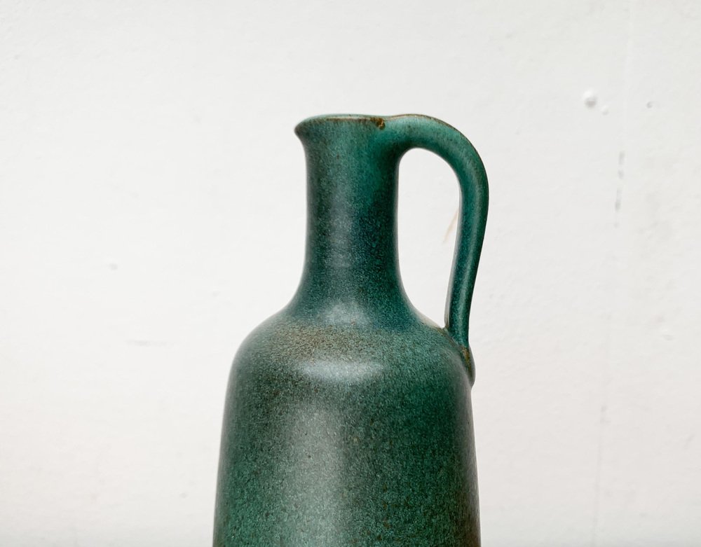 Mid-Century German Studio Pottery Minimalist Carafe Vase from Brockmann ...