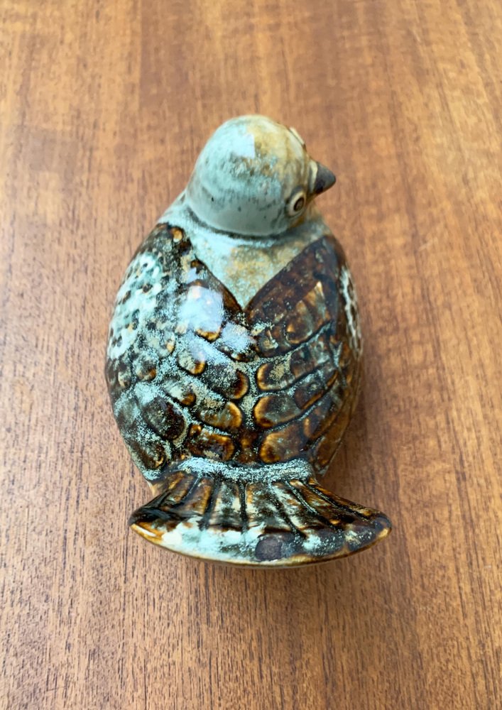 Mid-Century Danish Studio Pottery Bird Sculpture from Søholm, 1960s for ...
