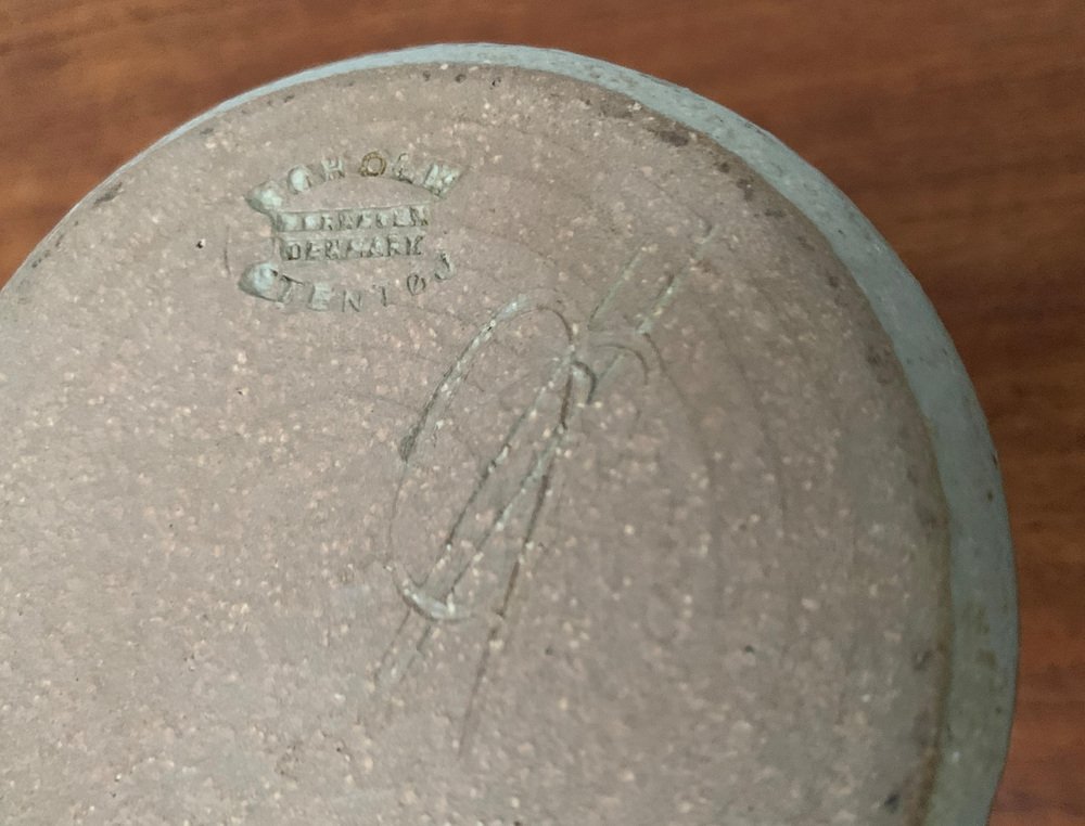 Mid-Century Danish Studio Pottery Minimalist Vase from Søholm, 1960s ...