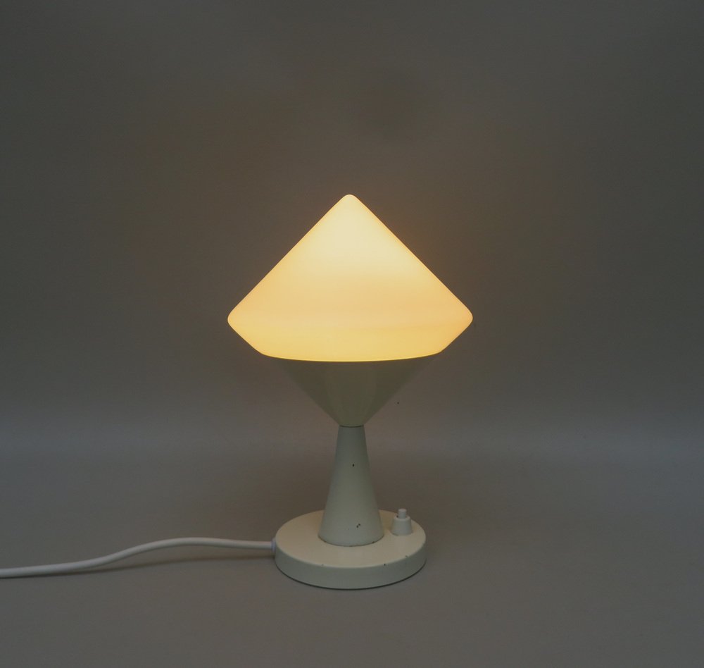 Small Space Age Table Lights in Beige and White, 1970s, Set of 2 for ...