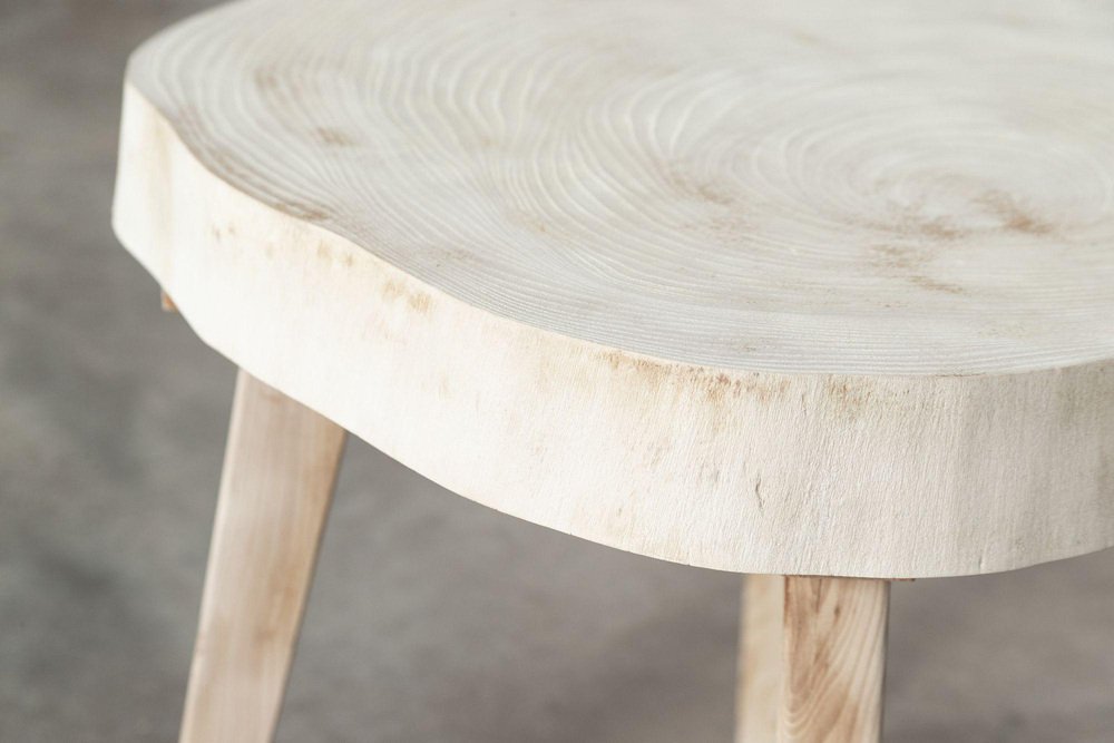 Mid-Century English Bleached Teak Root Coffee Table for sale at Pamono