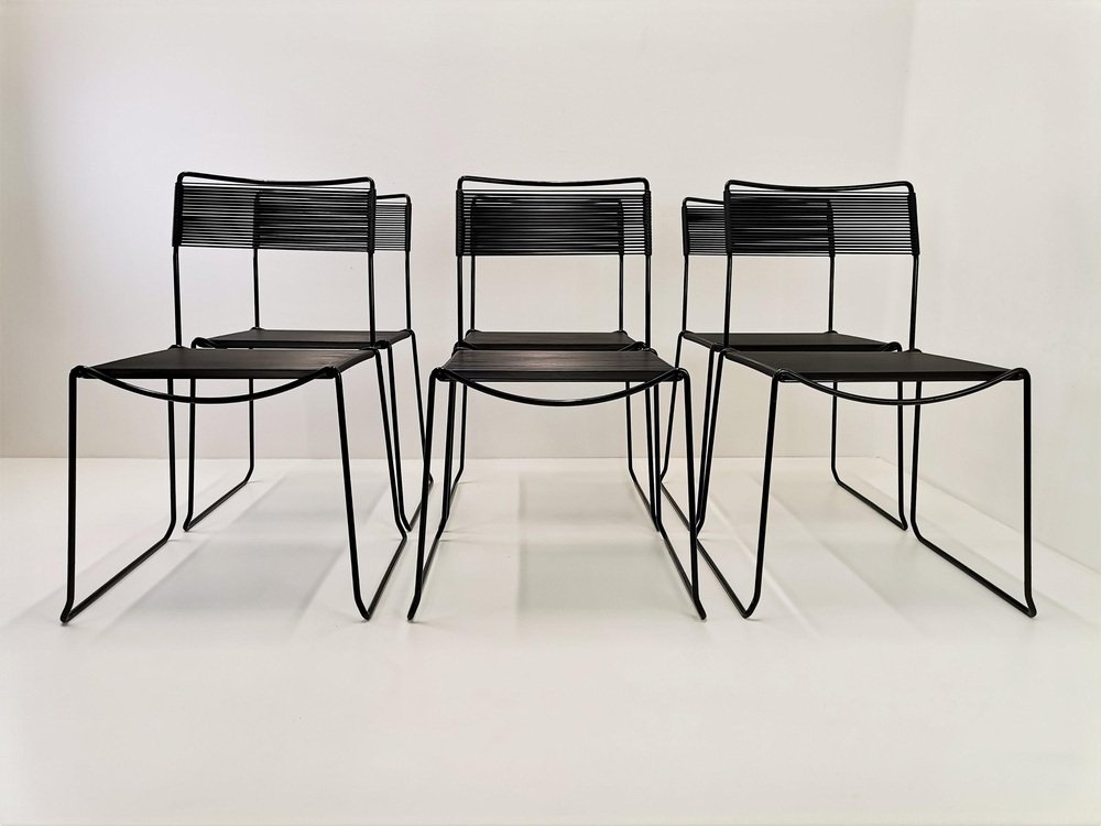 Postmodern Minimalist Spaghetti Gemini 100 Chair by Giandomenico Belotti for Alias, Italy, 1980s ...