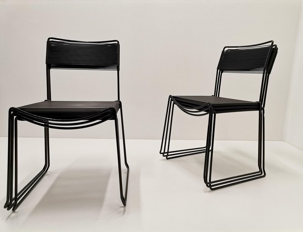 Sedia Spaghetti Gemini 100 postmoderna minimalista di Giandomenico Belotti per Alias, Italia ...