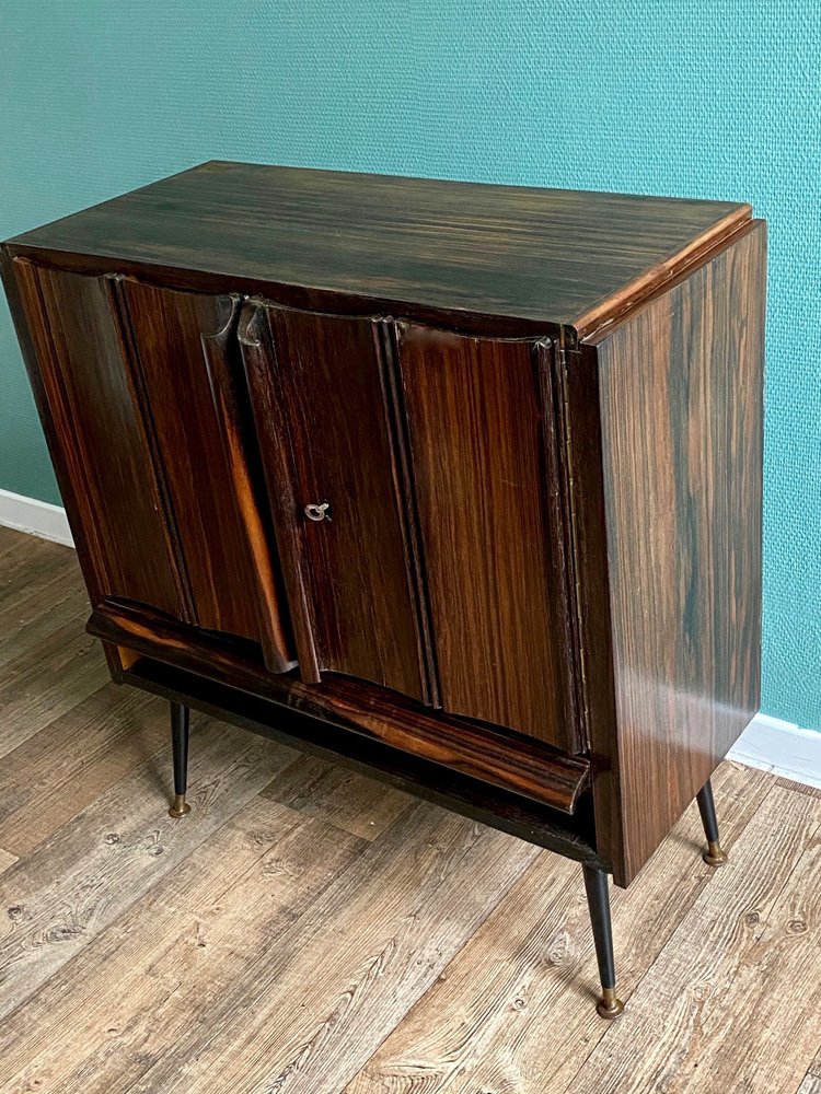 Small Macassar Ebony and Veneer Buffet, 1920s for sale at Pamono