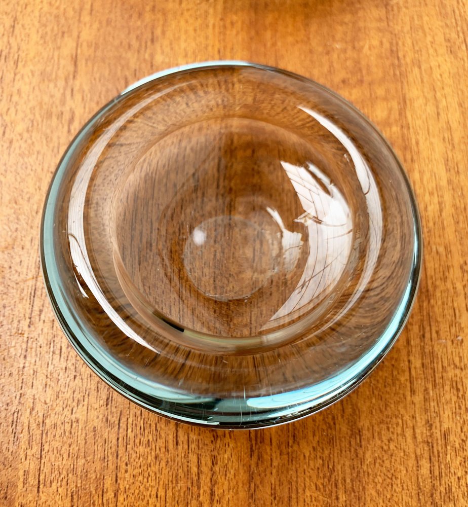 Mid-Century Danish Glass Bowls by Per Lütken for Holmegaard, 1960s, Set ...