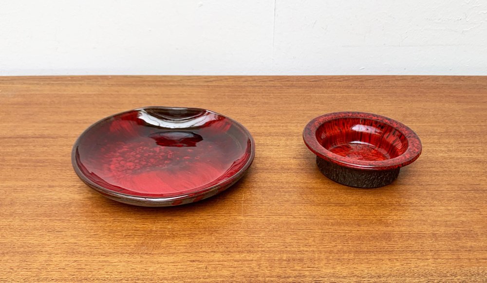 Mid-Century Danish Studio Pottery Bowls from Ernst Pottery, Faxe, 1960s ...