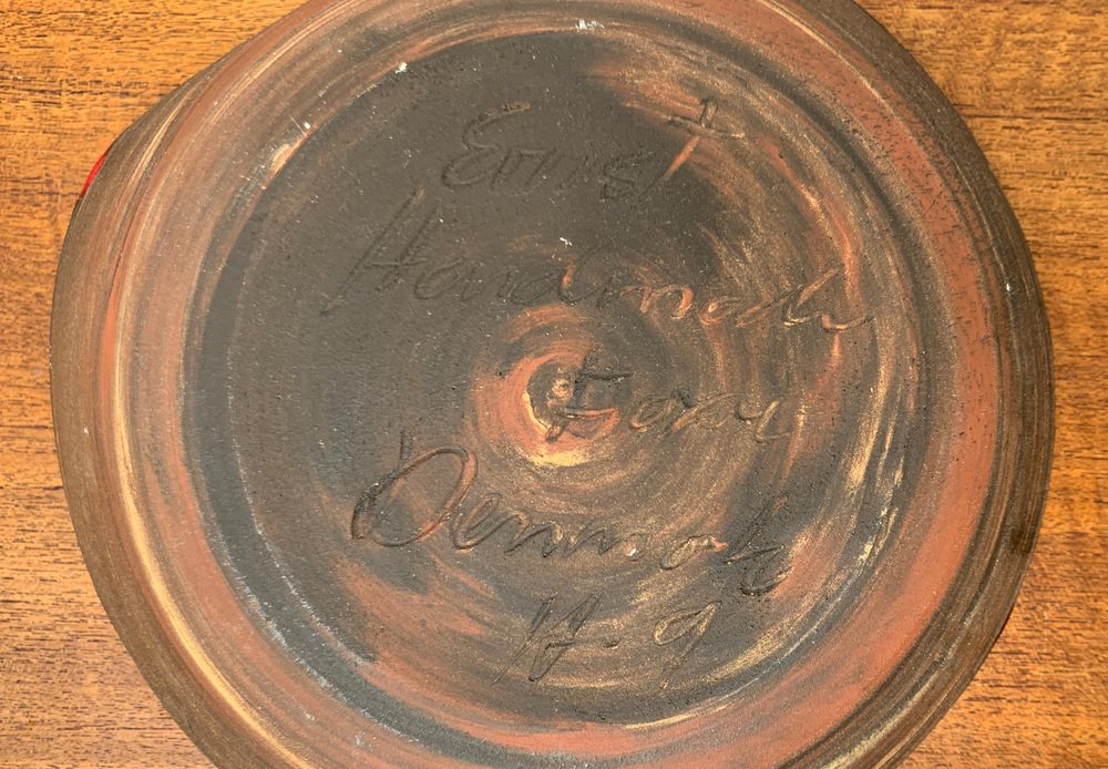 Mid-Century Danish Studio Pottery Bowls from Ernst Pottery, Faxe, 1960s ...