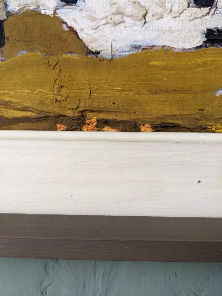 White Village, Oil Painting, Framed for sale at Pamono