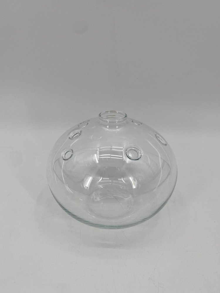 Glass Meteor Vase by Michael Bang for Holmegaard, Denmark, 1970s for ...