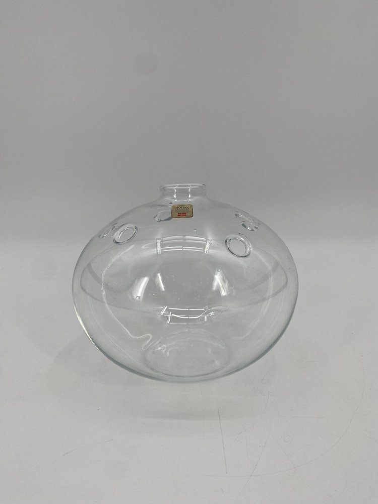 Glass Meteor Vase by Michael Bang for Holmegaard, Denmark, 1970s for ...